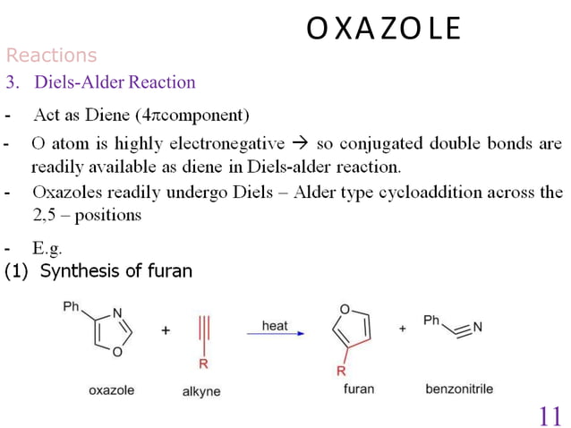 Oxazole | PPTX | Chemistry | Science
