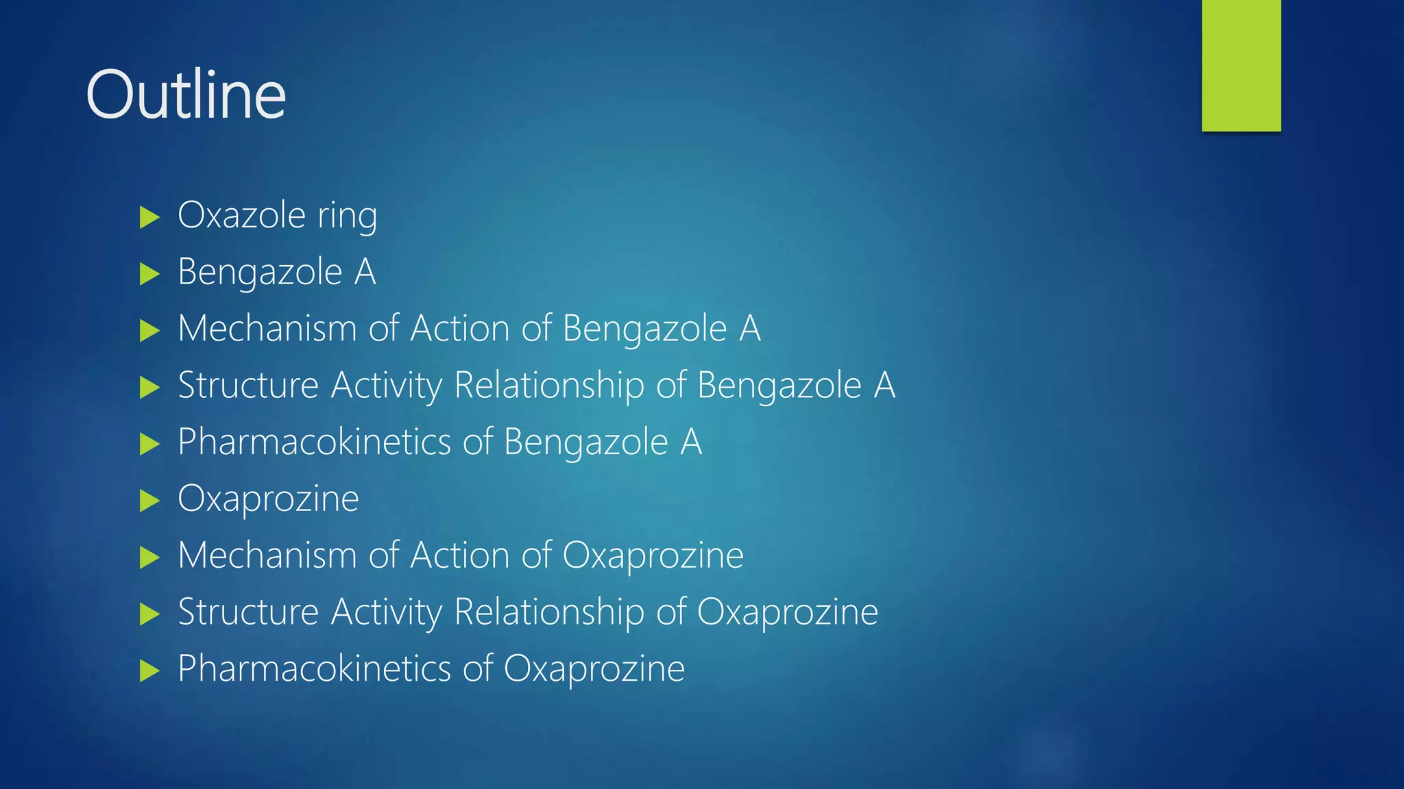 Oxazole ring-containing-drugs (1) | PPTX