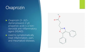 Oxazole ring-containing-drugs (1) | PPTX