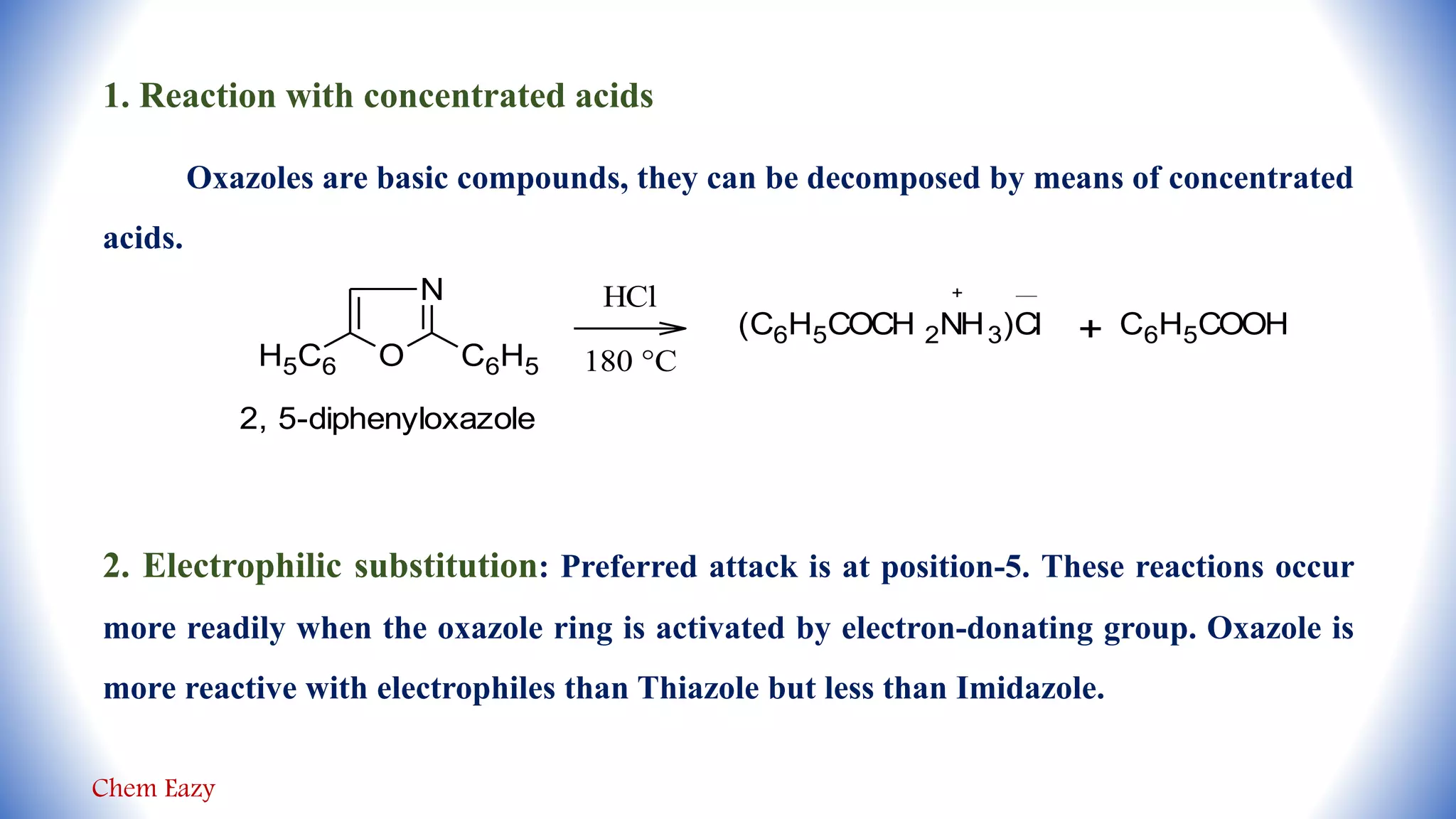 Oxazole - Synthesis of Oxazole - Reactions of Oxazole - Medicinal uses ...