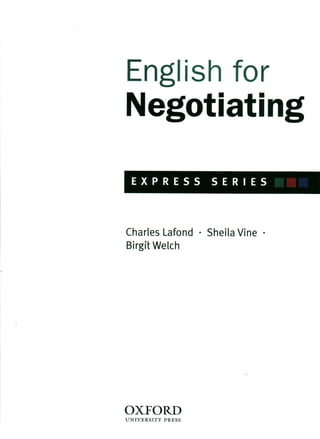 Ox english for negotiating | PDF