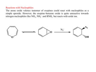 Seven membered heterocycles-Oxepines & thiepines | PPTX