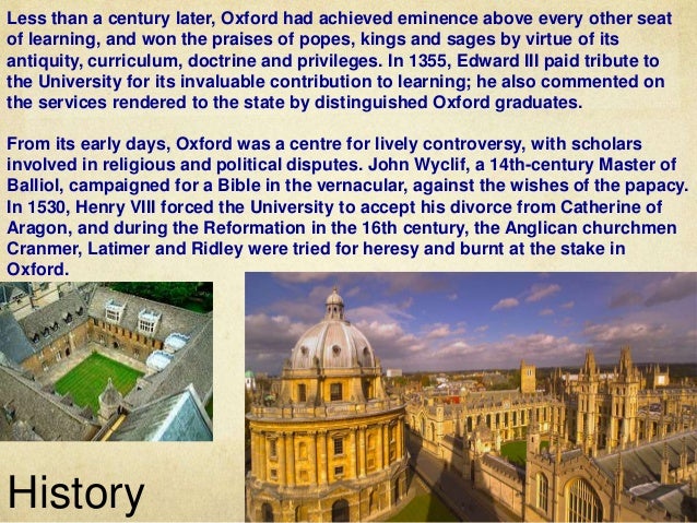 Oxford university