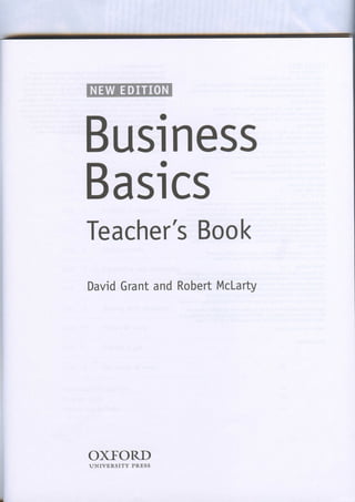 Business Basics Teacher's Book | PDF