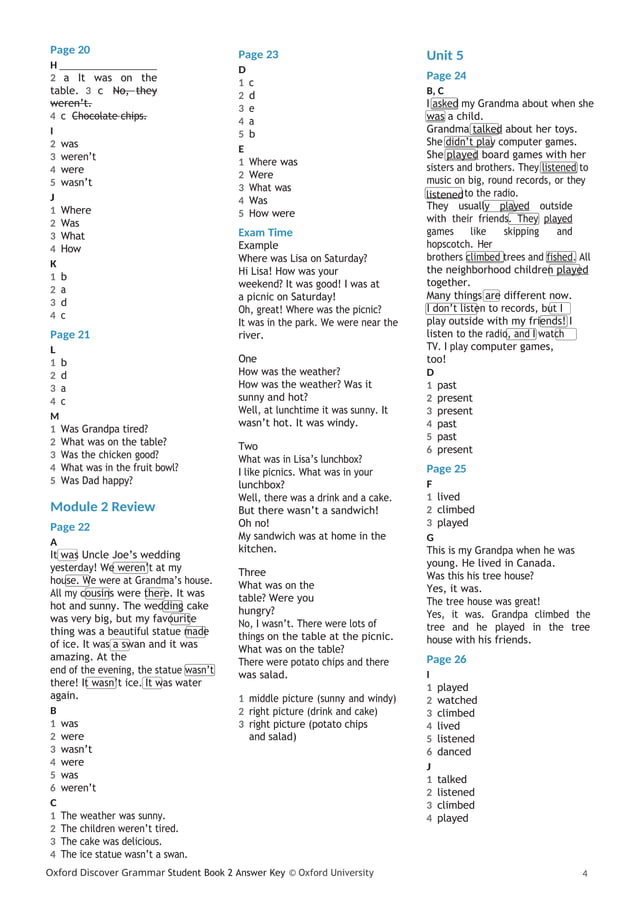 oxford-discover-2-student-book-answer-keys-pdf.docx | Fish and ...