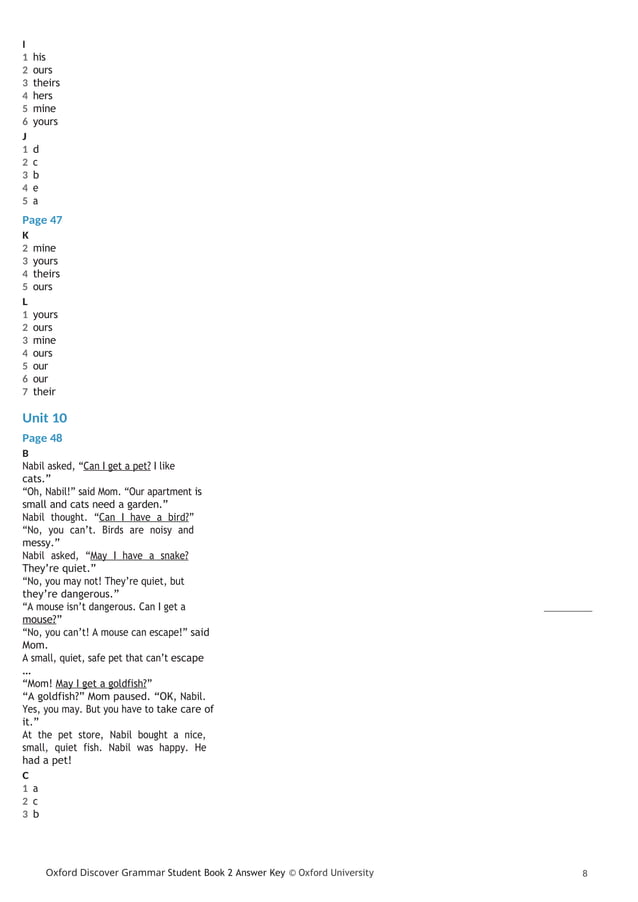 oxford-discover-2-student-book-answer-keys-pdf.docx | Fish and ...