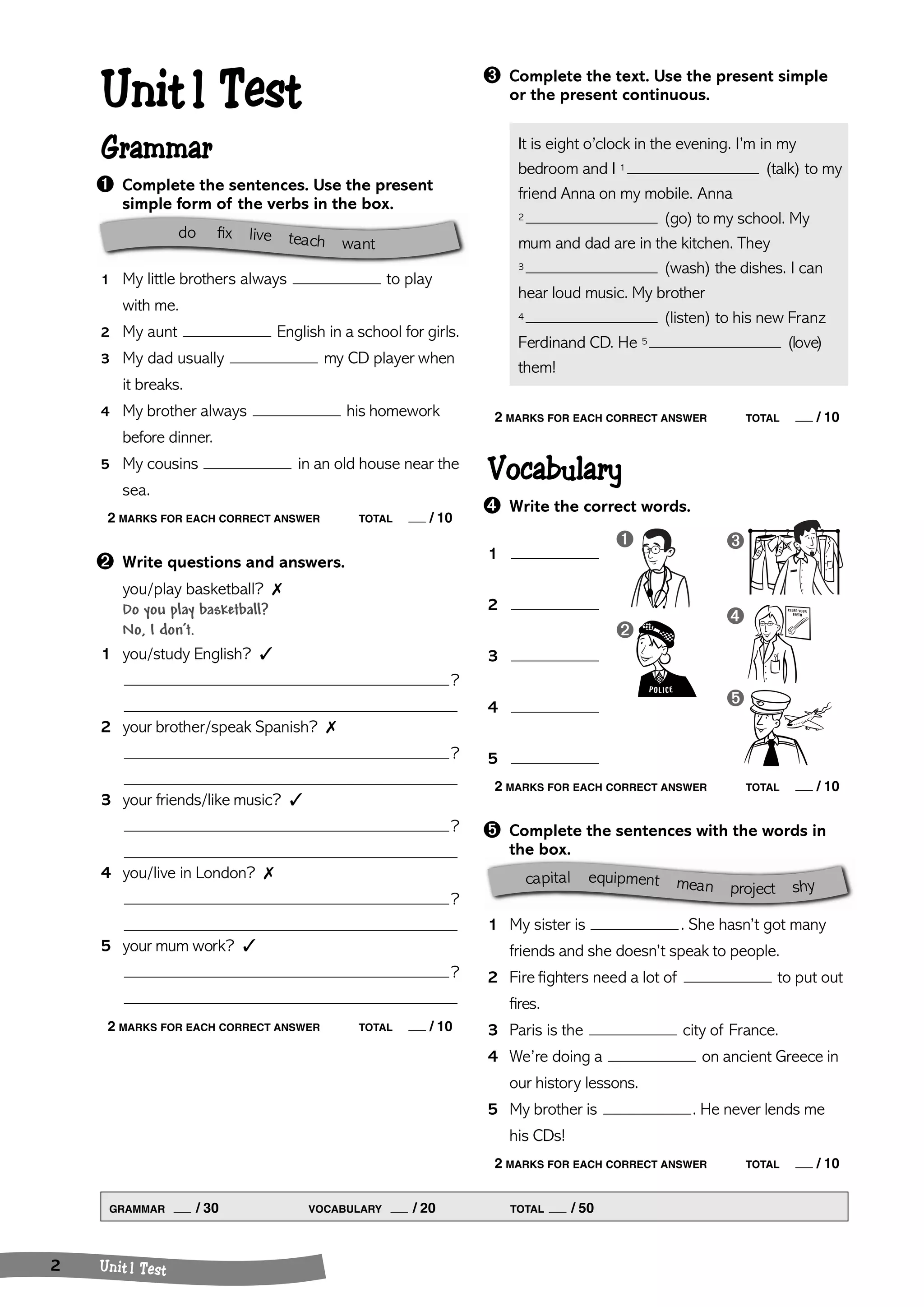 Oxford heroes-test-book-2 | PDF