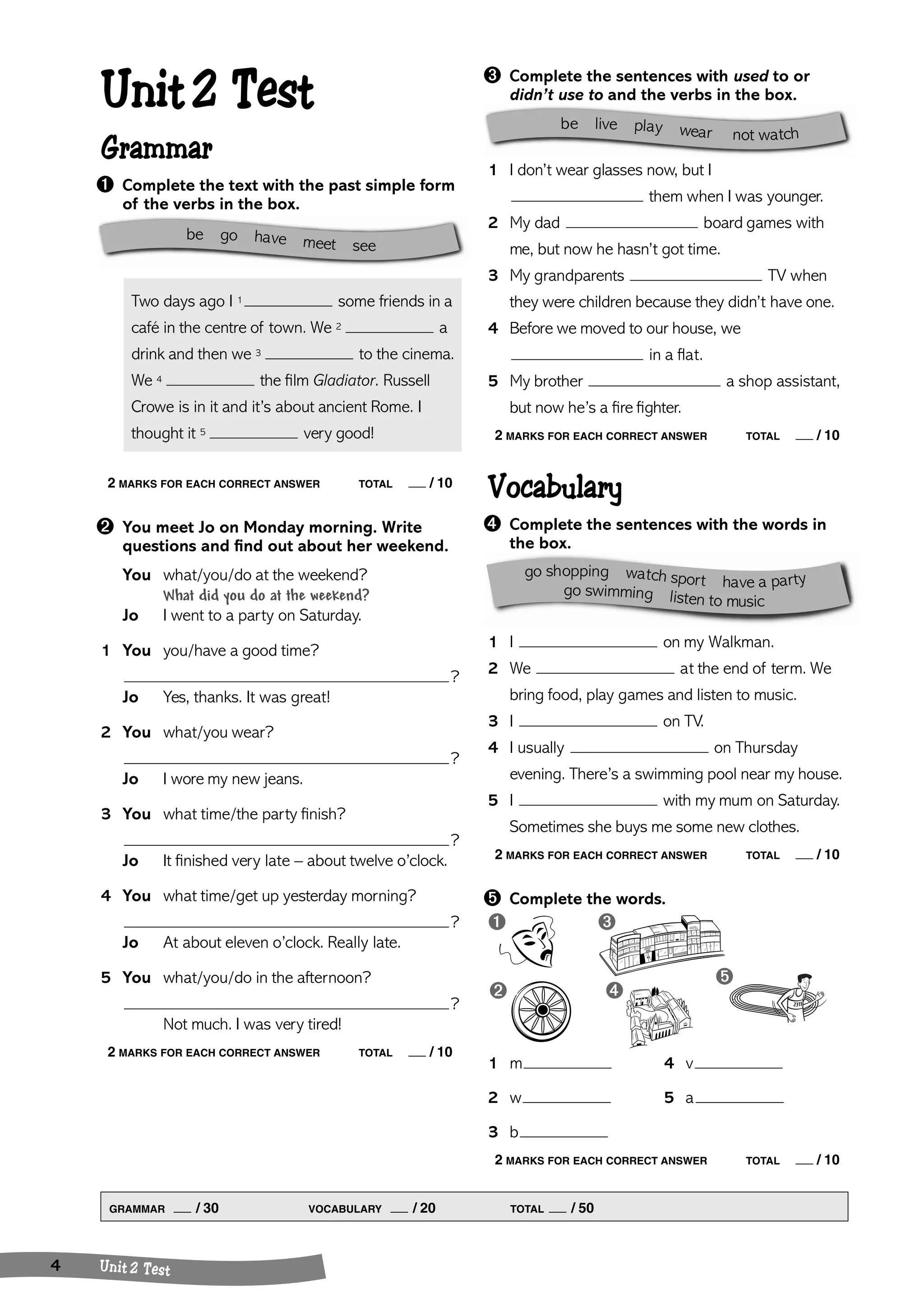 Oxford heroes-test-book-2 | PDF