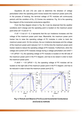 Methods of Widely-Adopted Maximum Power Point Tracking Control for ...