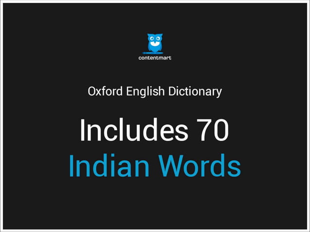 70 Indian words added to Oxford Dictionary | PPT