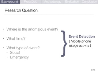 Event detection using mobile phone data | PPT