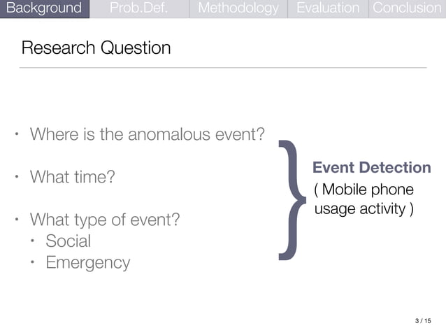 Event detection using mobile phone data | PPT