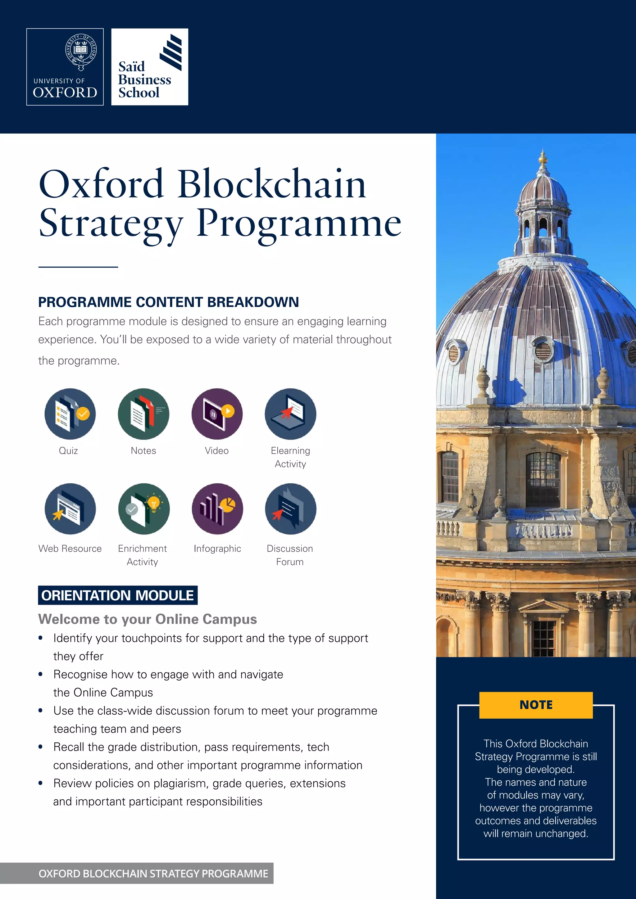 Oxford blockchain module_breakdown | PDF