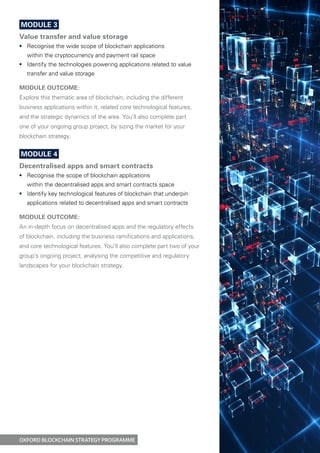 Oxford blockchain module_breakdown | PDF