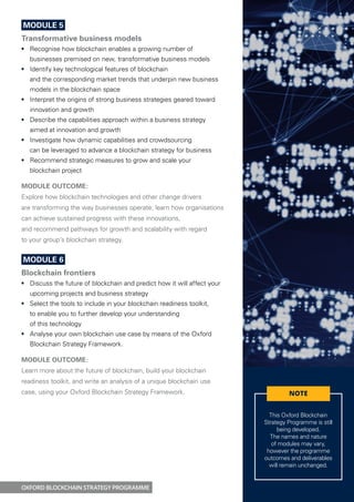 Oxford blockchain module_breakdown | PDF