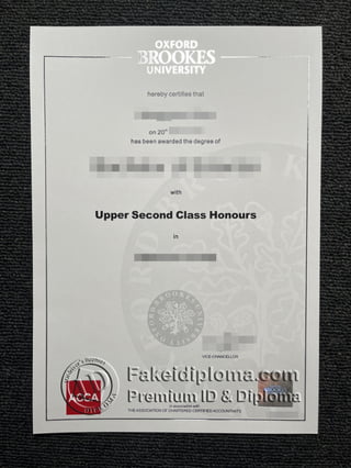 Oxford Brookes University diploma | PDF