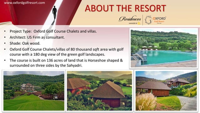 Oxford golf resort Pune | PPTX | Hotels and Motels | Travel Type