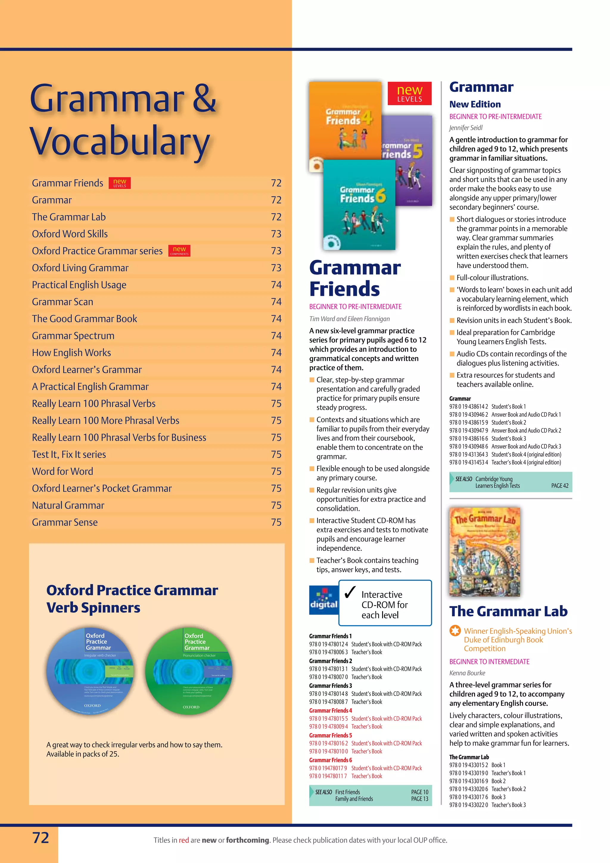 Oxford Grammar And Vocabulary | PDF