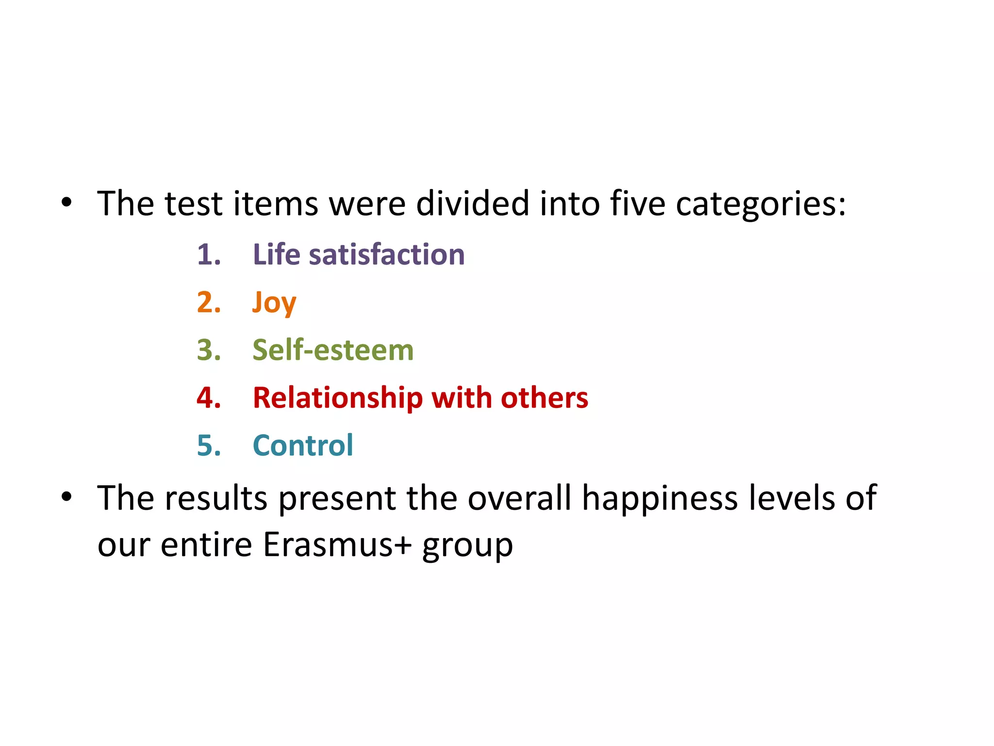 Oxford happiness questionnaire results | PPTX