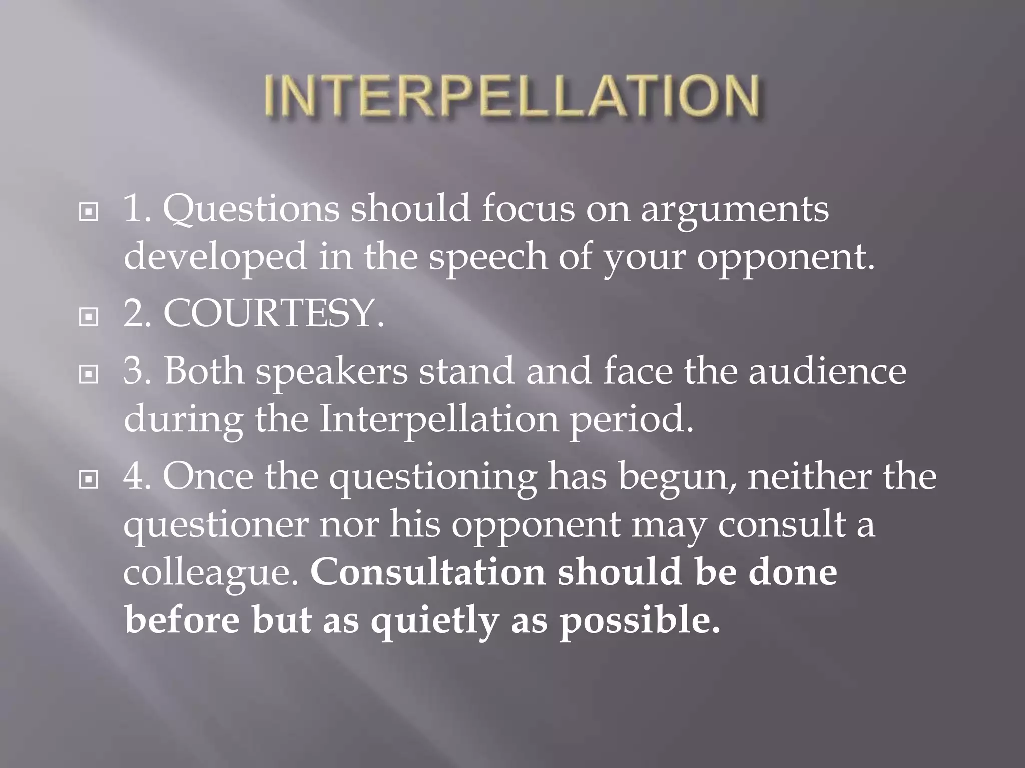 Oxford – Oregon Debate (How to's and tips) | PPTX