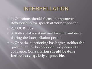 Oxford – Oregon Debate (How to's and tips) | PPTX