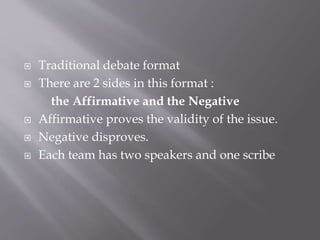 Oxford – Oregon Debate (How to's and tips) | PPTX