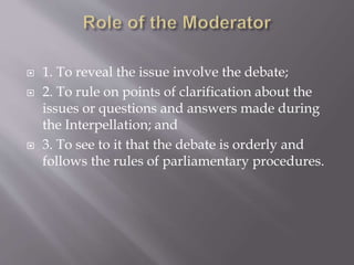 Oxford – Oregon Debate (How to's and tips) | PPTX