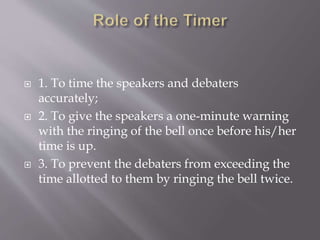 Oxford – Oregon Debate (How to's and tips) | PPTX