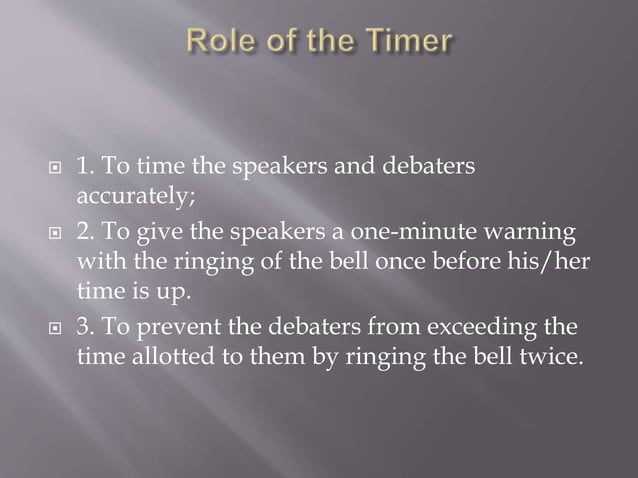 Oxford – Oregon Debate (How to's and tips) | PPTX