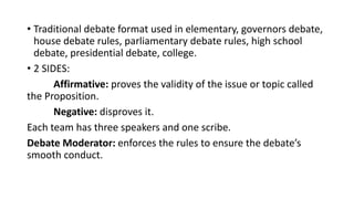 Oxford oregon debate | PPTX