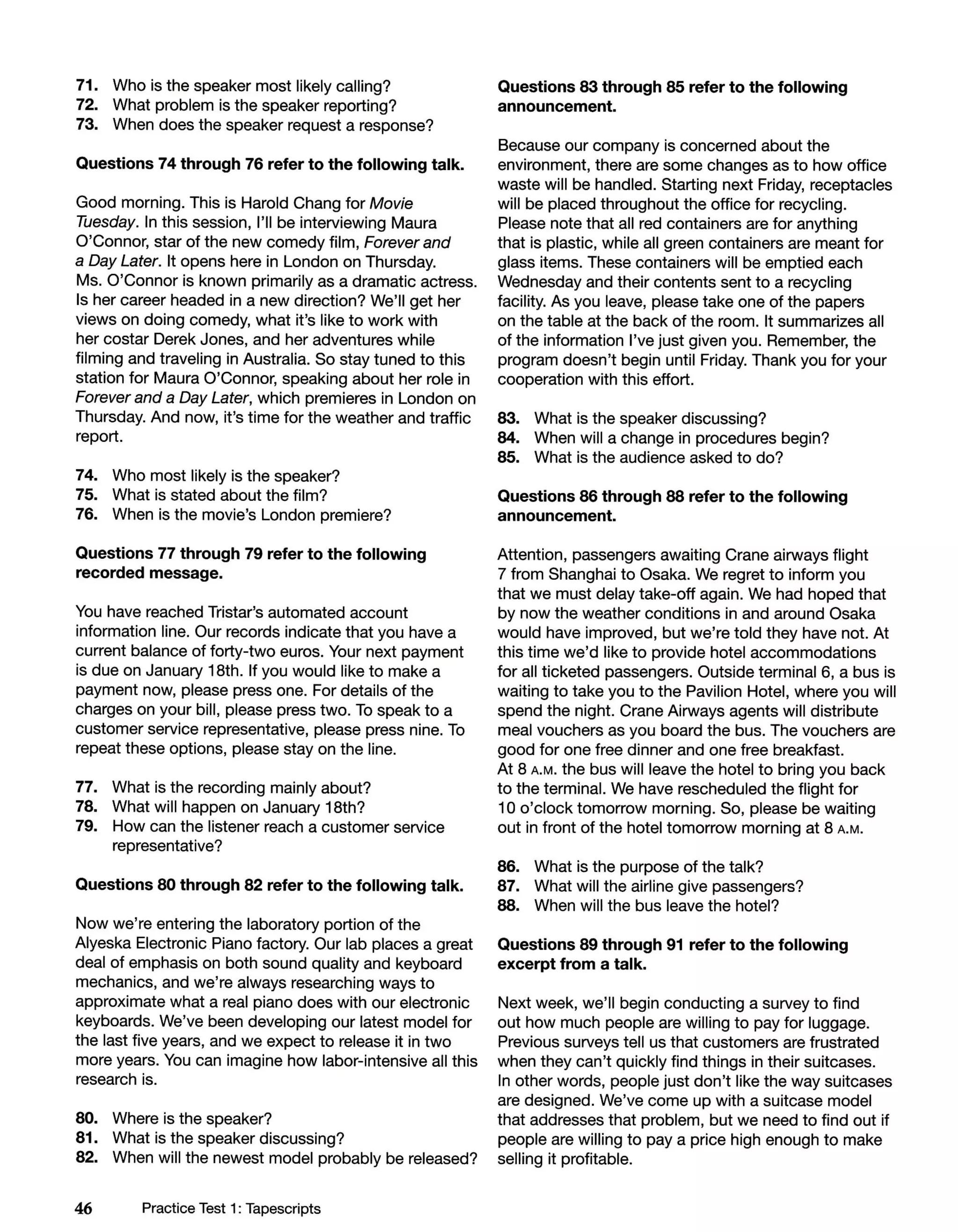 Oxford practice test 1 | PDF