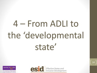 The Politics of Distribution in Ethiopia's 'Developmental State' | PPT