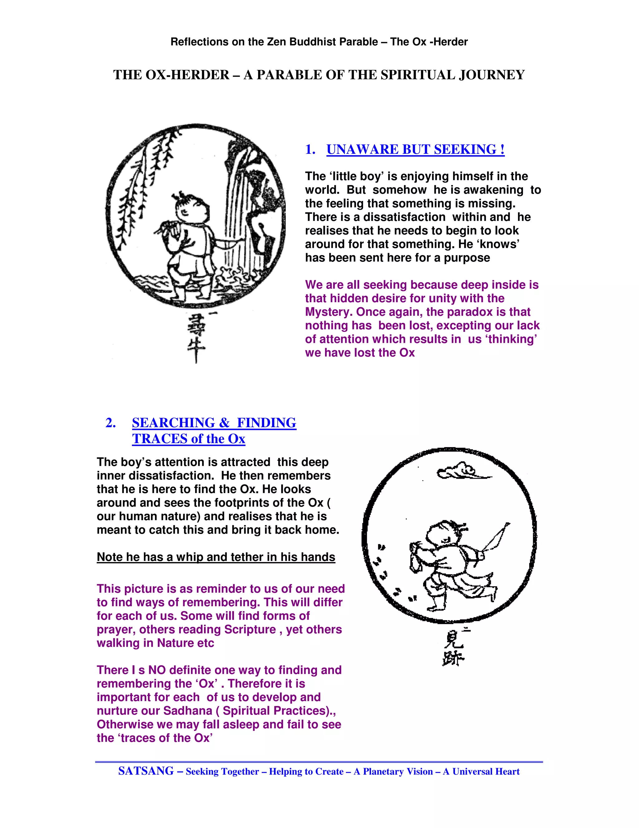 Oxherder : A Zen Buddhist Parable | PDF