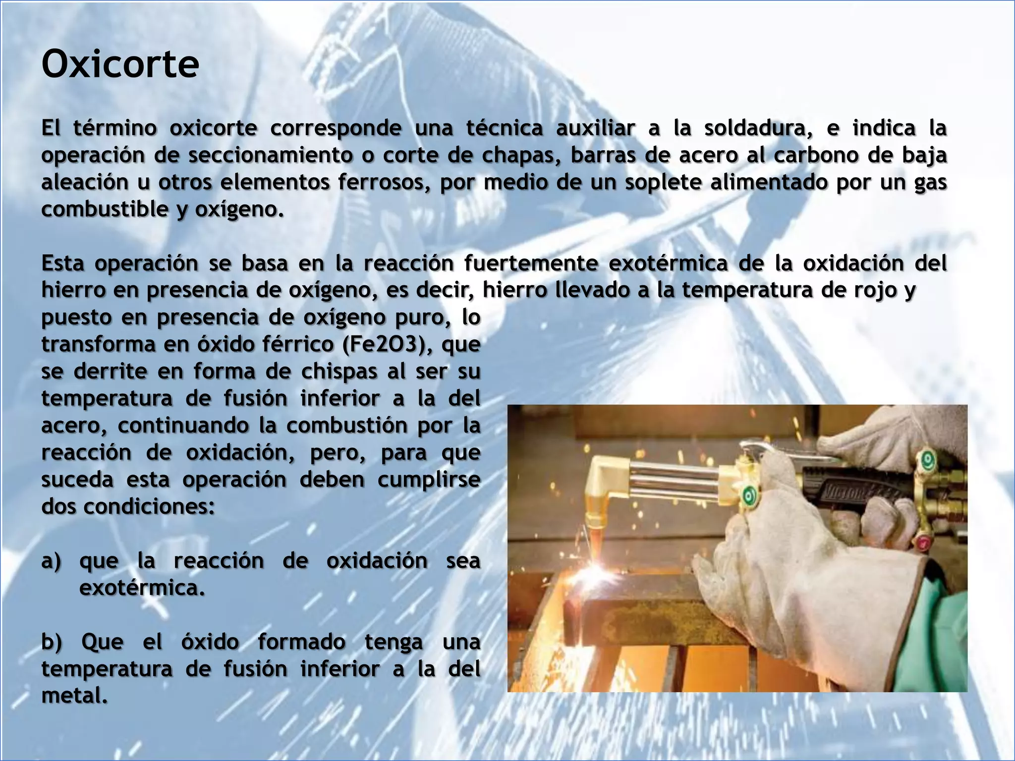 Oxicorte Soldadura Oxiacetienica | PPT