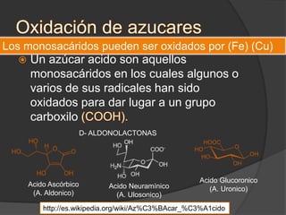 Oxidación de las aldosas | PPTX