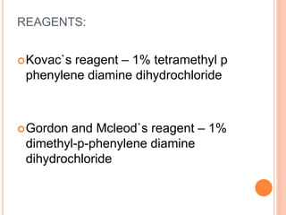 Biochemical reactions - Microbe identification | PPT