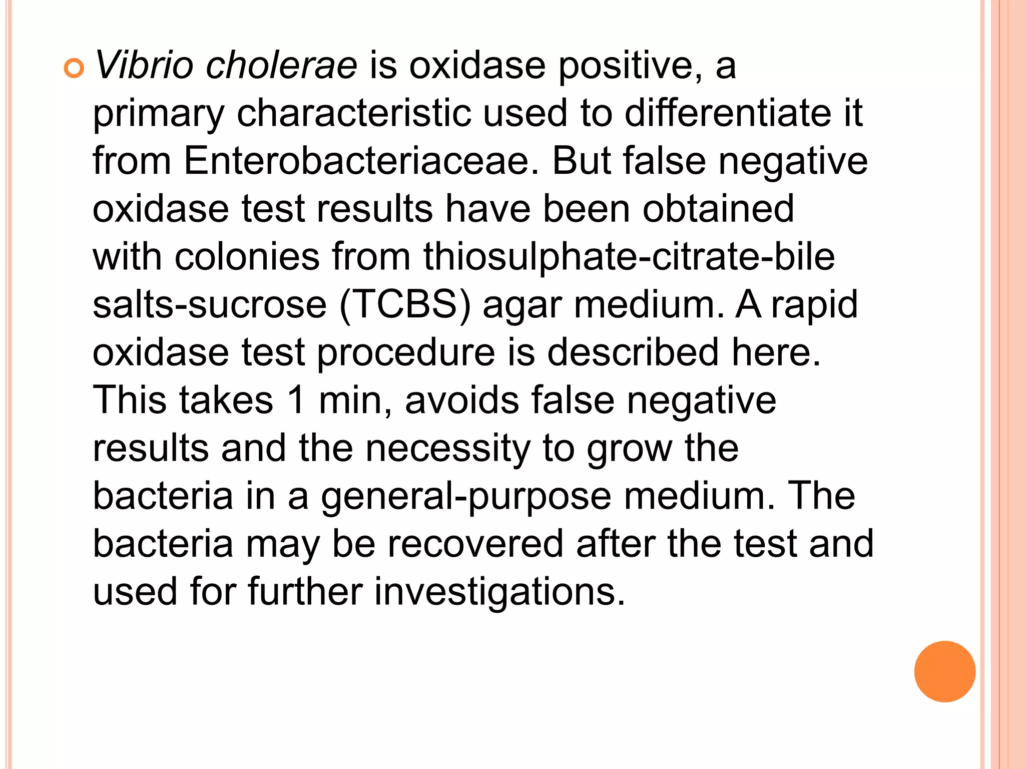 Oxidase test | PPTX