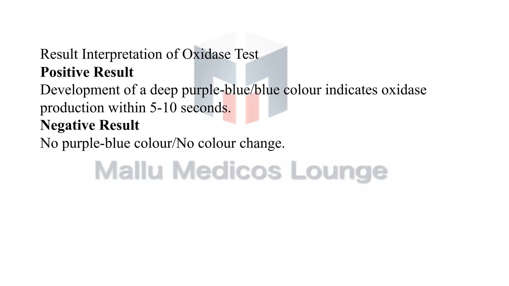 Oxidase Test Microbiology | PDF