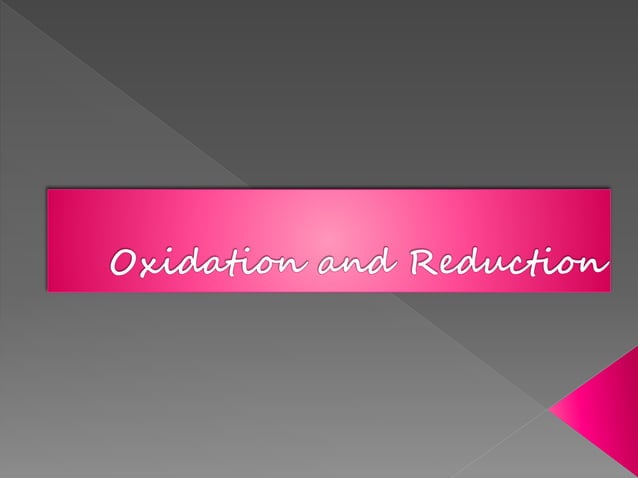 Oxidation Pptx 9213