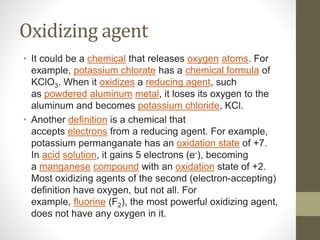 Oxidation | PPTX