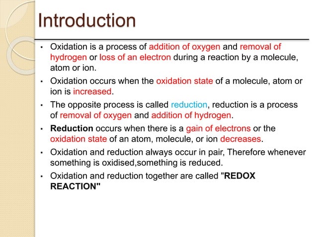 OXIDATION.pptx | Chemistry | Science