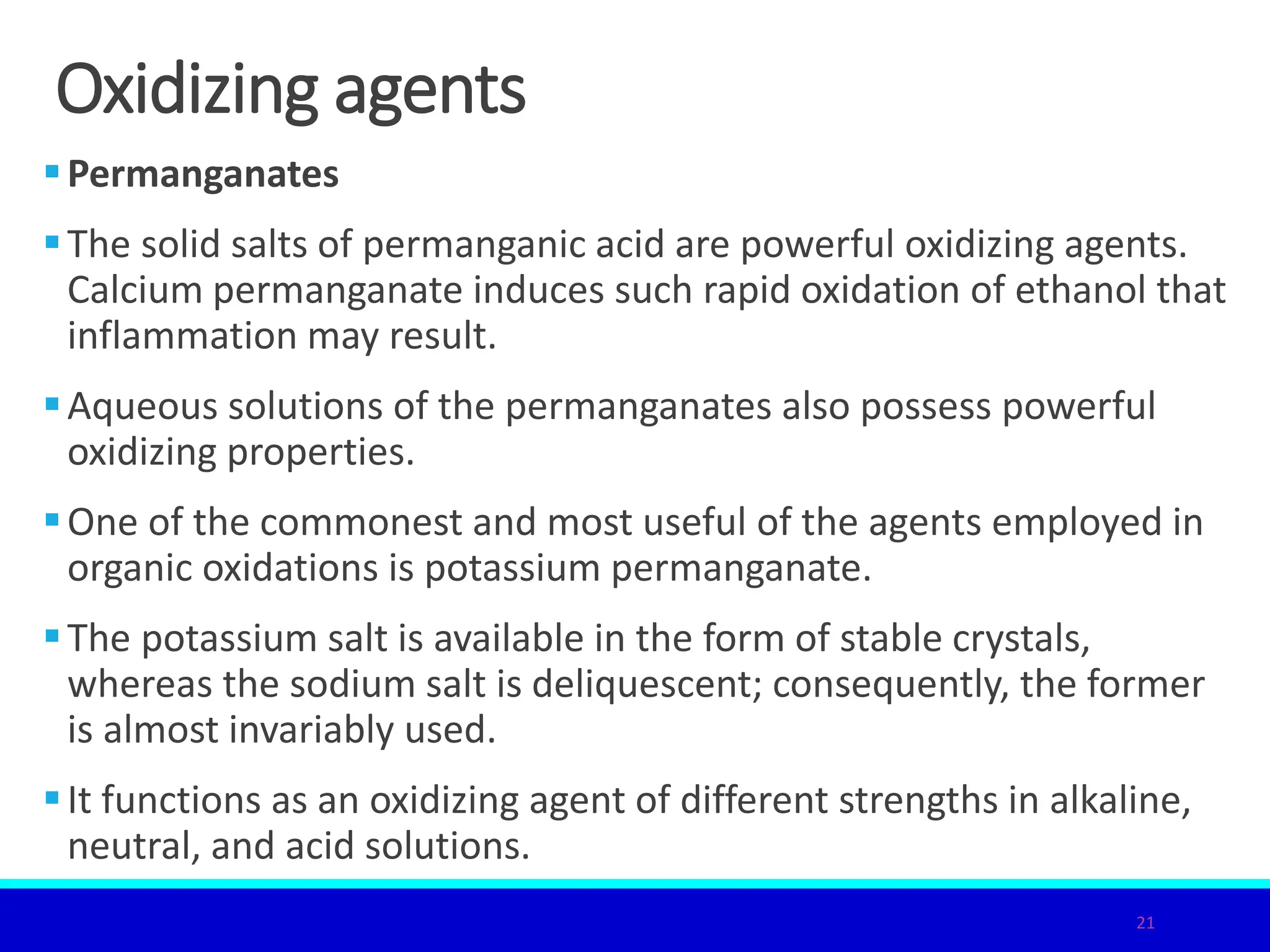Oxidation process, Unit processes of Chemical engineering | PDF ...