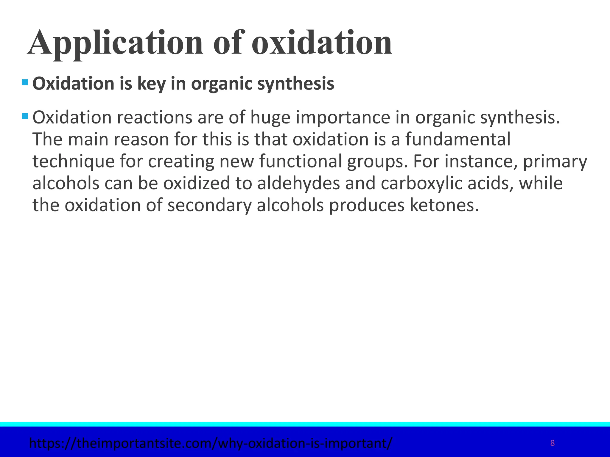Oxidation process, Unit processes of Chemical engineering | PDF ...