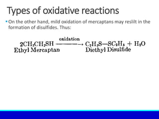 Oxidation process, Unit processes of Chemical engineering | PDF ...