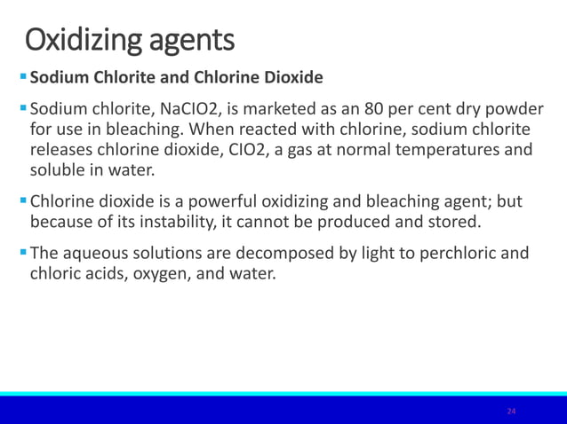 Oxidation process, Unit processes of Chemical engineering | PPT
