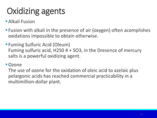 Oxidation process, Unit processes of Chemical engineering | PDF ...