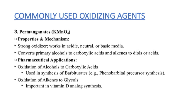 Oxidation Reaction (Process Chemistry "MPC 204T") MSc .pptx