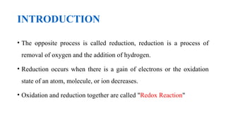 Oxidation Reaction (Process Chemistry "MPC 204T") MSc .pptx