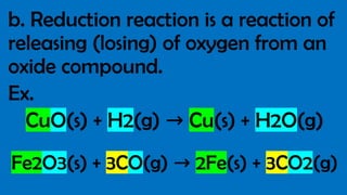 Oxidation and Reduction and Reactions.pptx