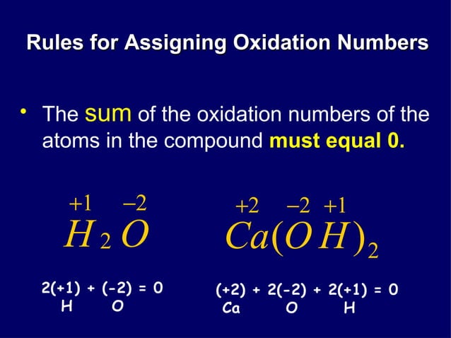 Oxidation reduction reactions | PPT